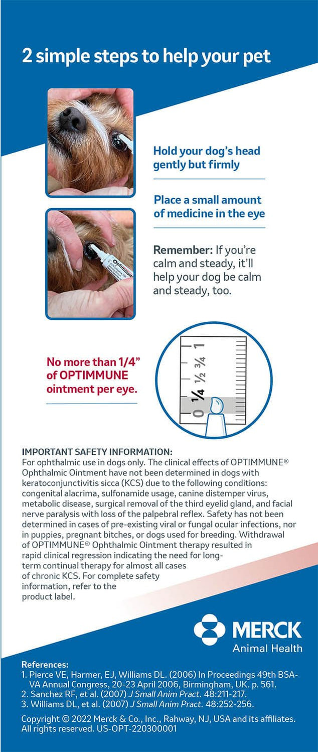 Rx Optimmune Ophthalmic Ointment for Dogs, 3.5gm Tube — Lambert Vet ...