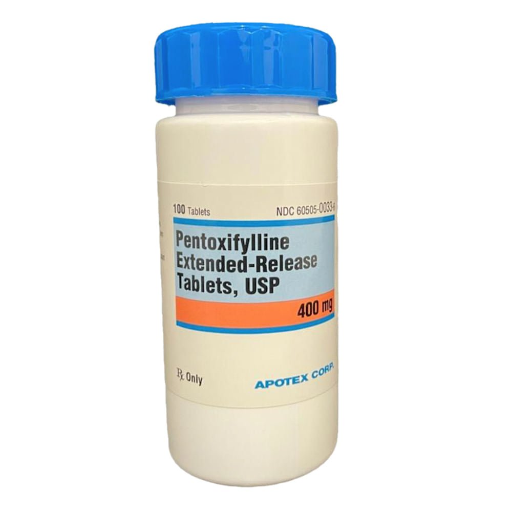 Rx Pentoxifylline Tabs ER for Horses, 400mg x 100ct — Lambert Vet Supplies