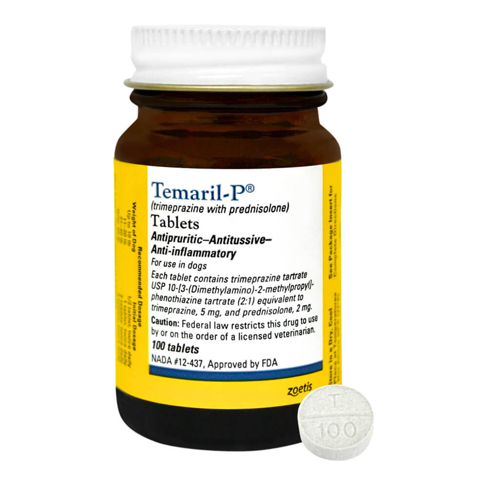 Rx Temaril-P for Dogs, 5mg/2mg Tablets — Lambert Vet Supplies