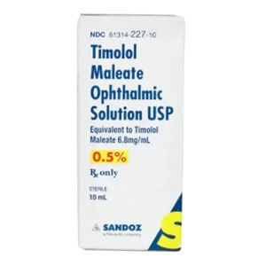 Rx Timolol Ophthalmic Solution 0.5%, 10ml Bottle — Lambert Vet Supplies