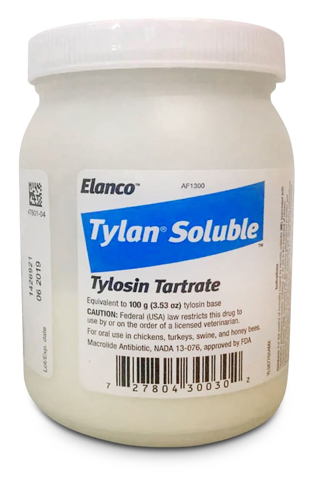 Tylan Soluble Powder 100 gm for Dogs, Cats & Farm Animals — Lambert Vet ...