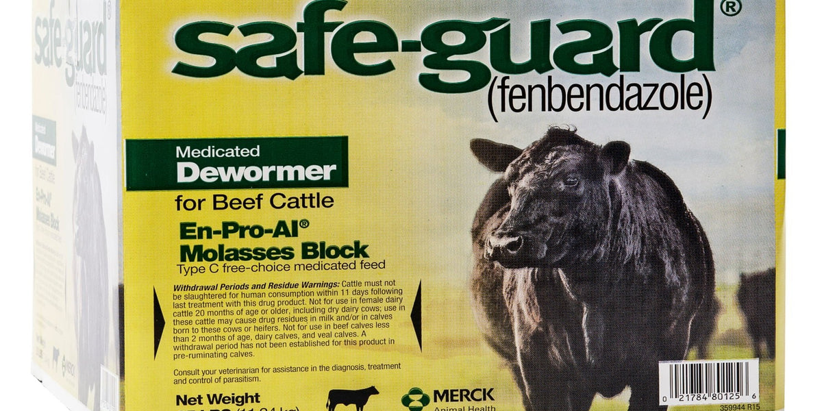 Safe-Guard Cattle Dewormer Block (Fenbendazole) — Lambert Vet Supplies