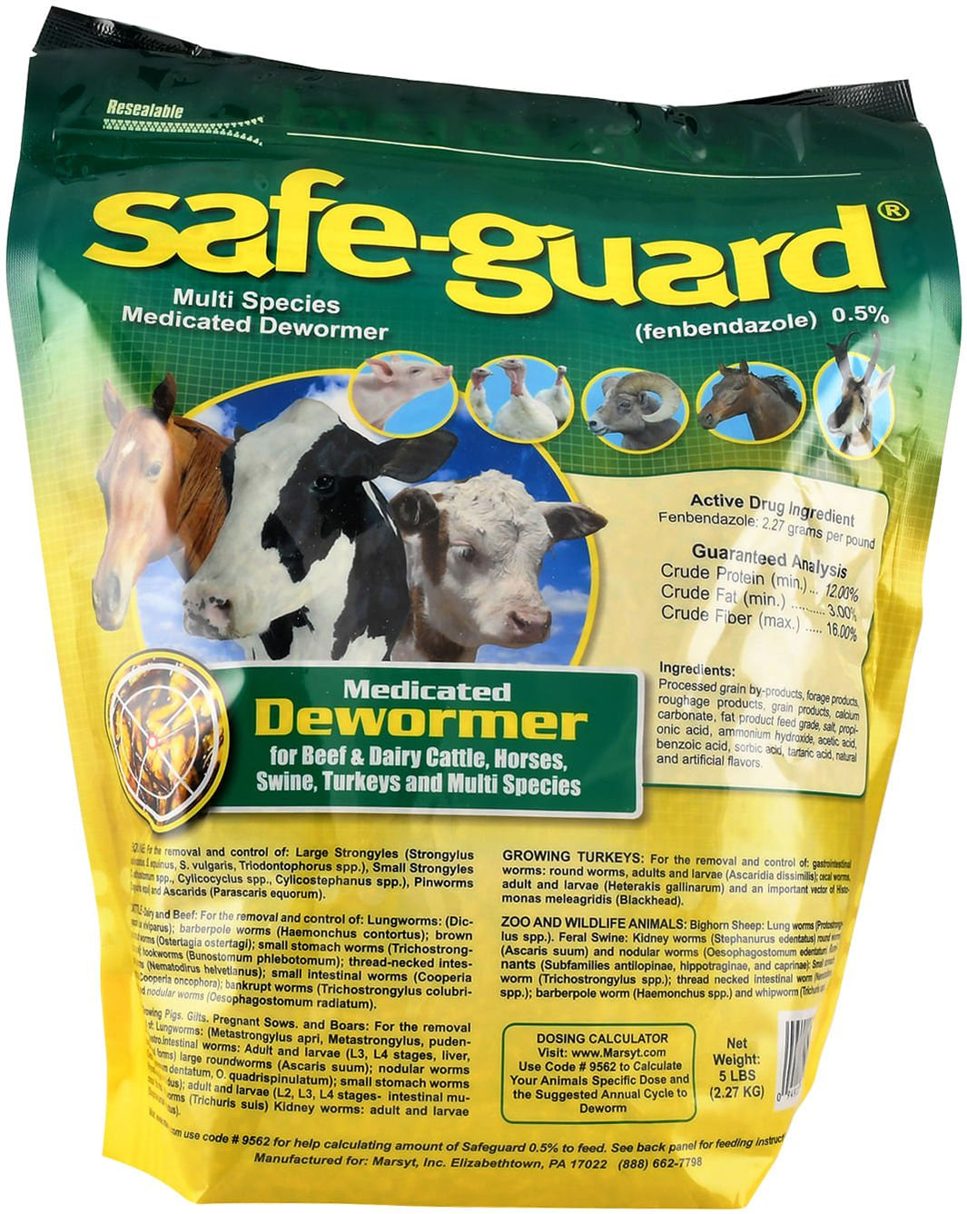 Safe-Guard Multi-Species Pelleted Dewormer — Lambert Vet Supplies