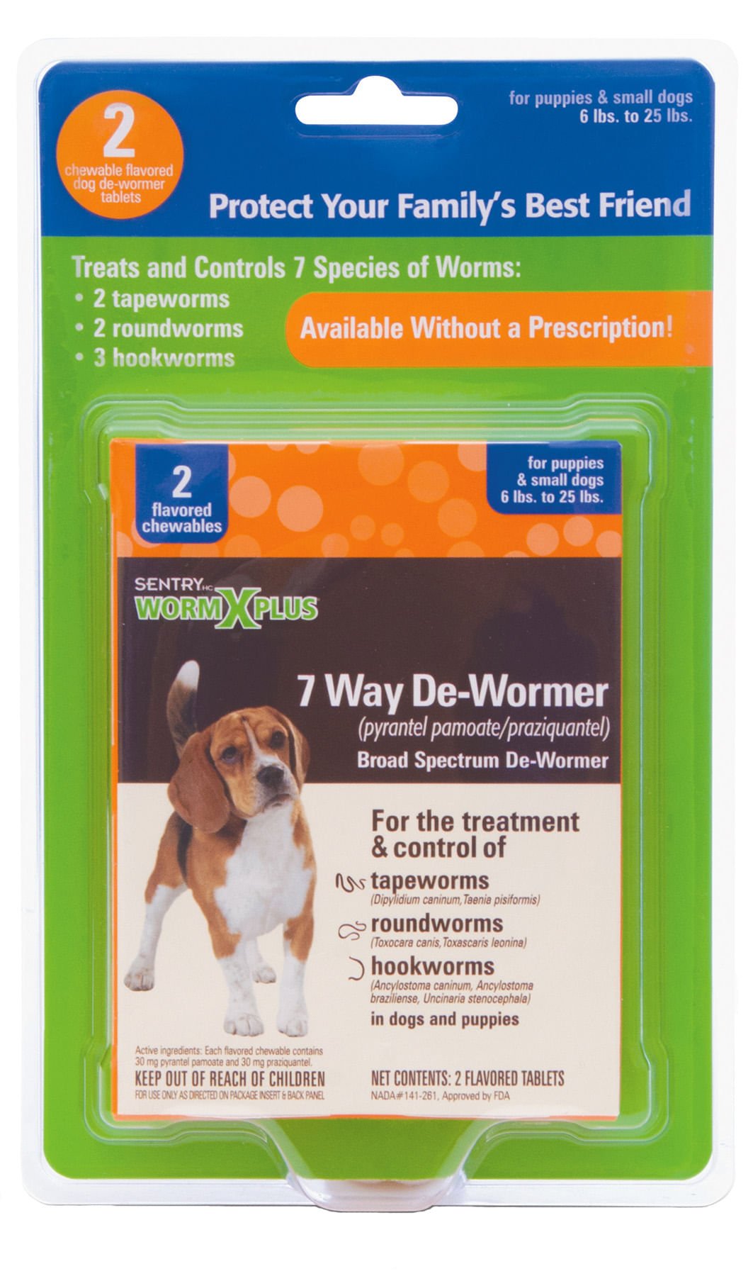 WormX Plus 7 Way De-Wormer for Dogs by Sentry — Lambert Vet Supplies