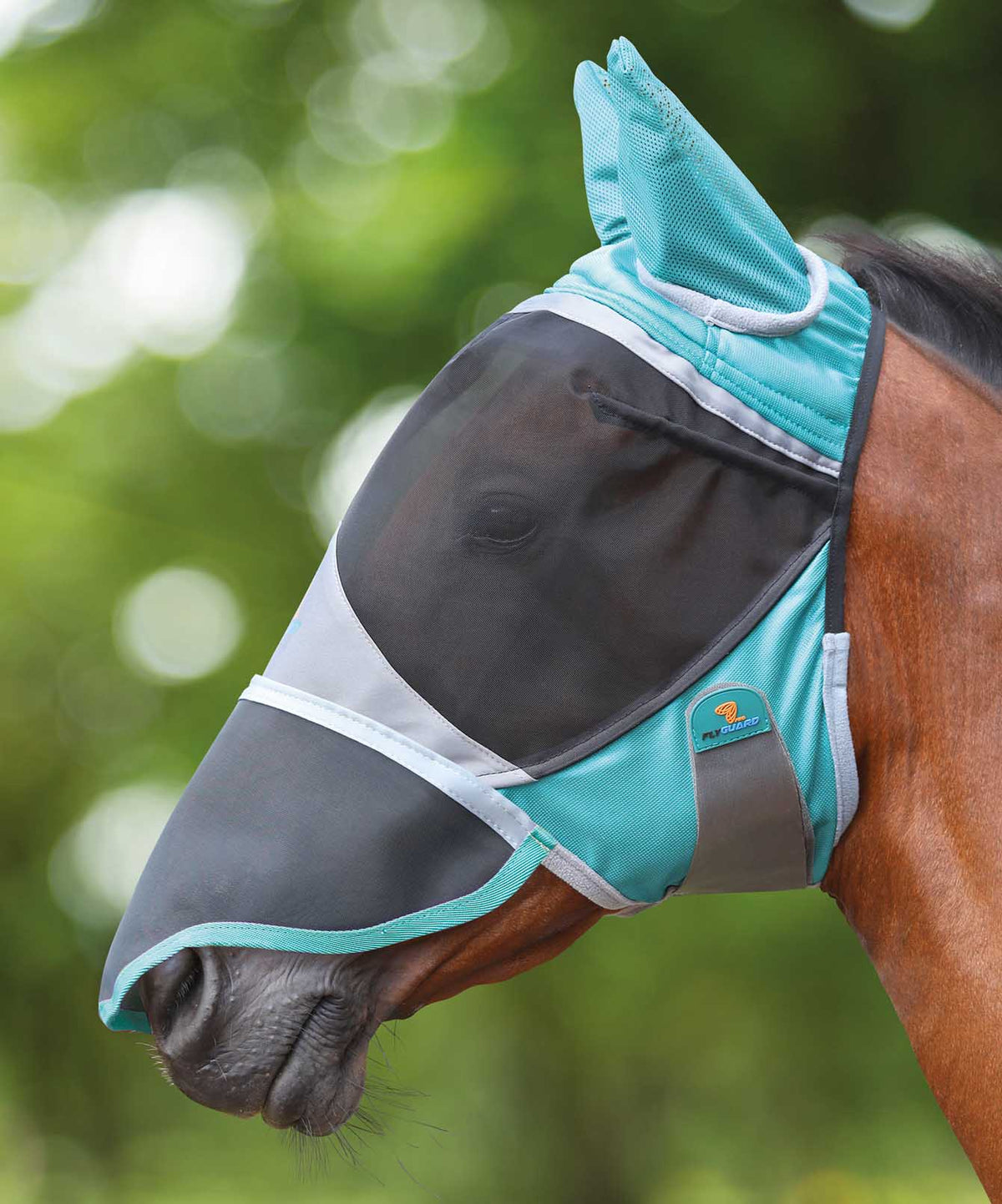 Shires Deluxe Horse Fly Mask with Ears & Nose — LVS