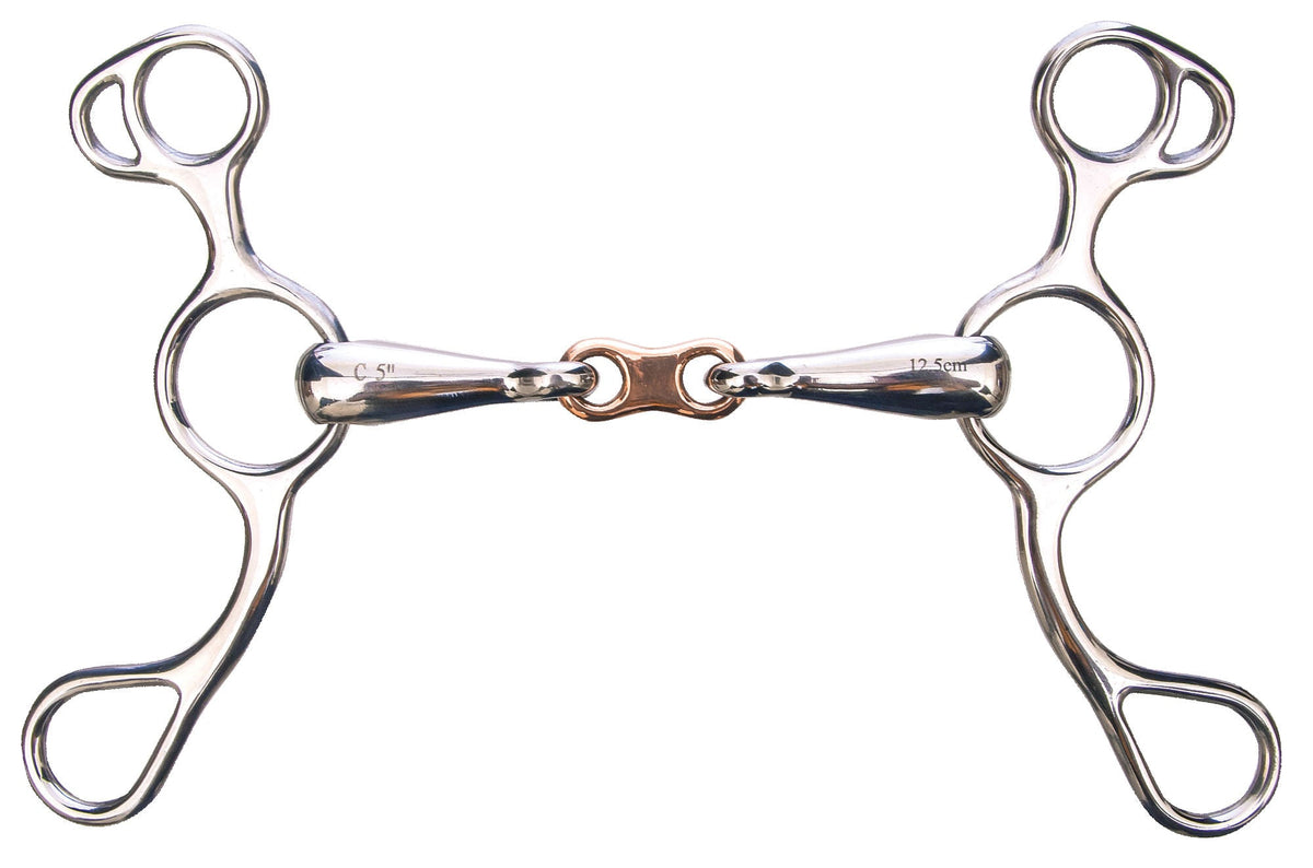 French Link Sliding Gag Bit by Shires Equestrian — Lambert Vet Supplies