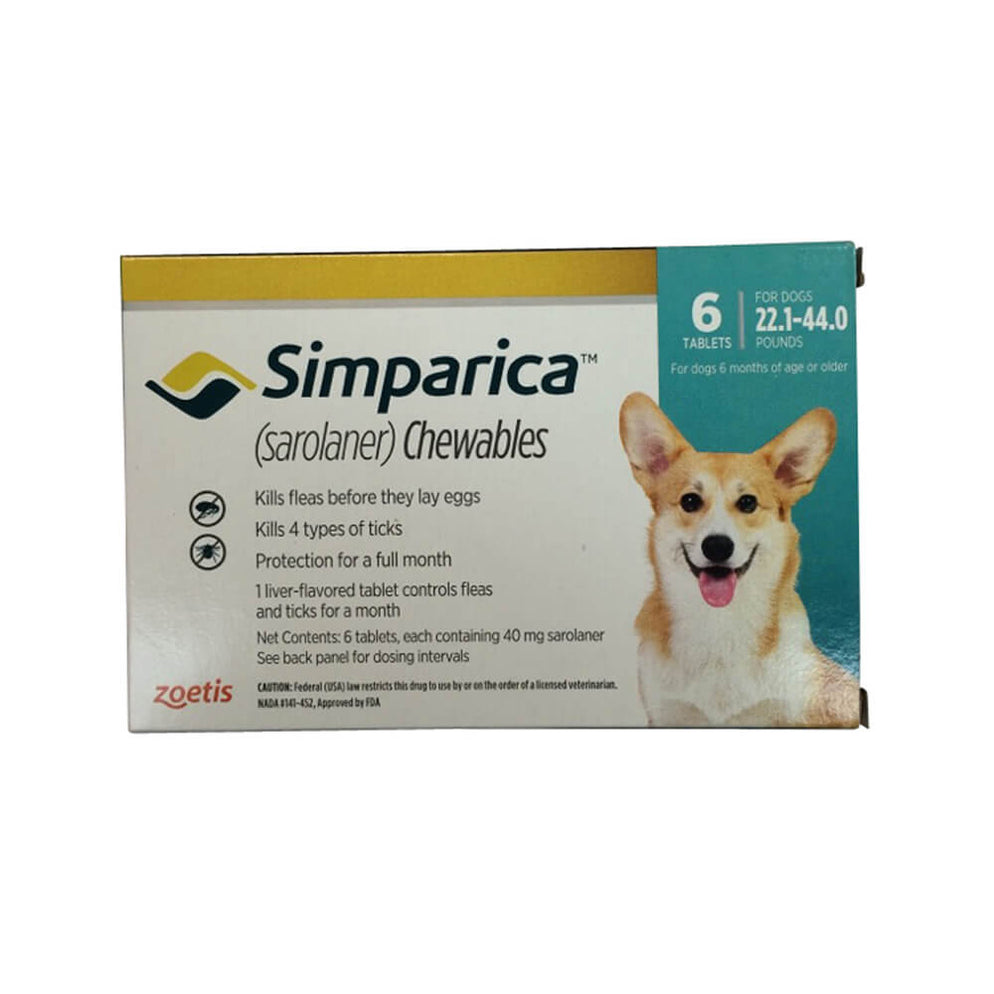 Simparica for Dogs (Sarolaner) Chewable Tablets — Lambert Vet Supplies