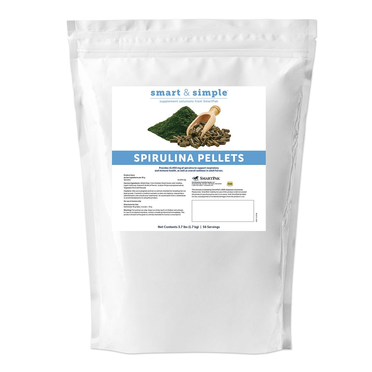 SmartEquine Smart & Simple Spirulina Pellets for Horses — Lambert Vet ...