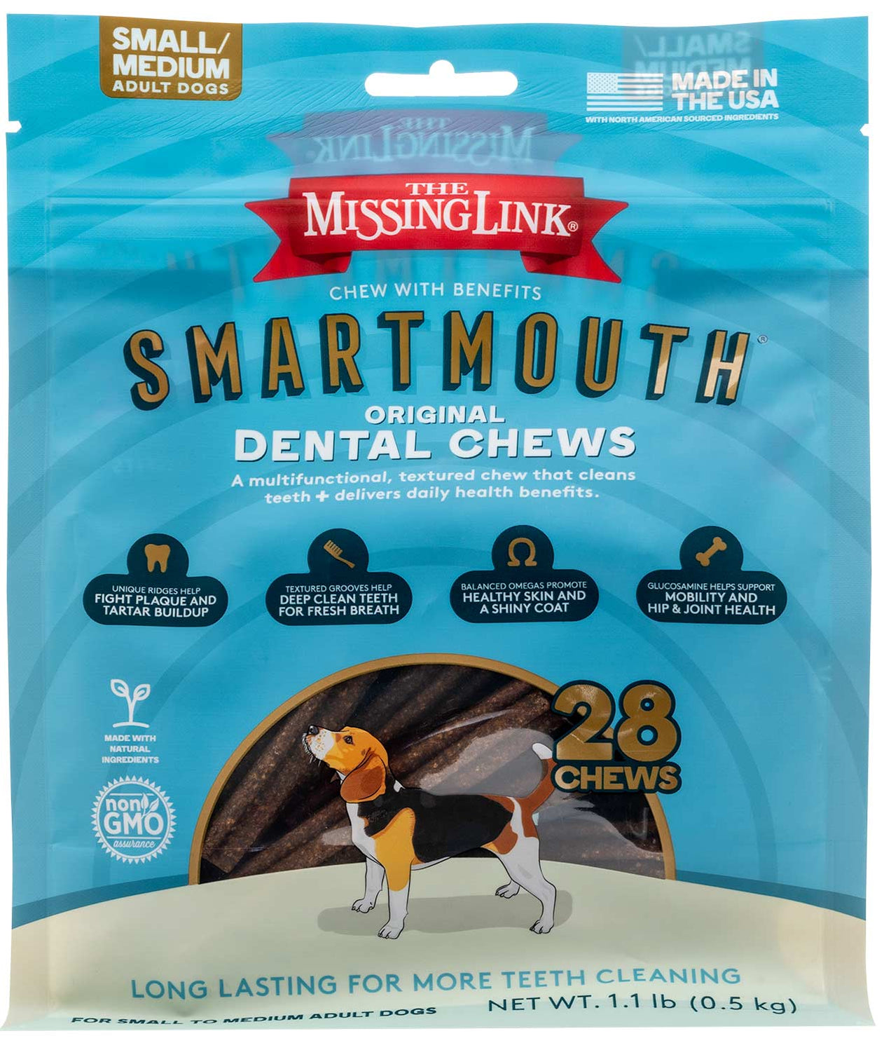 Smartmouth 7-in-1 Dental Chews for Dogs, P/XS, 28 count — Lambert Vet ...