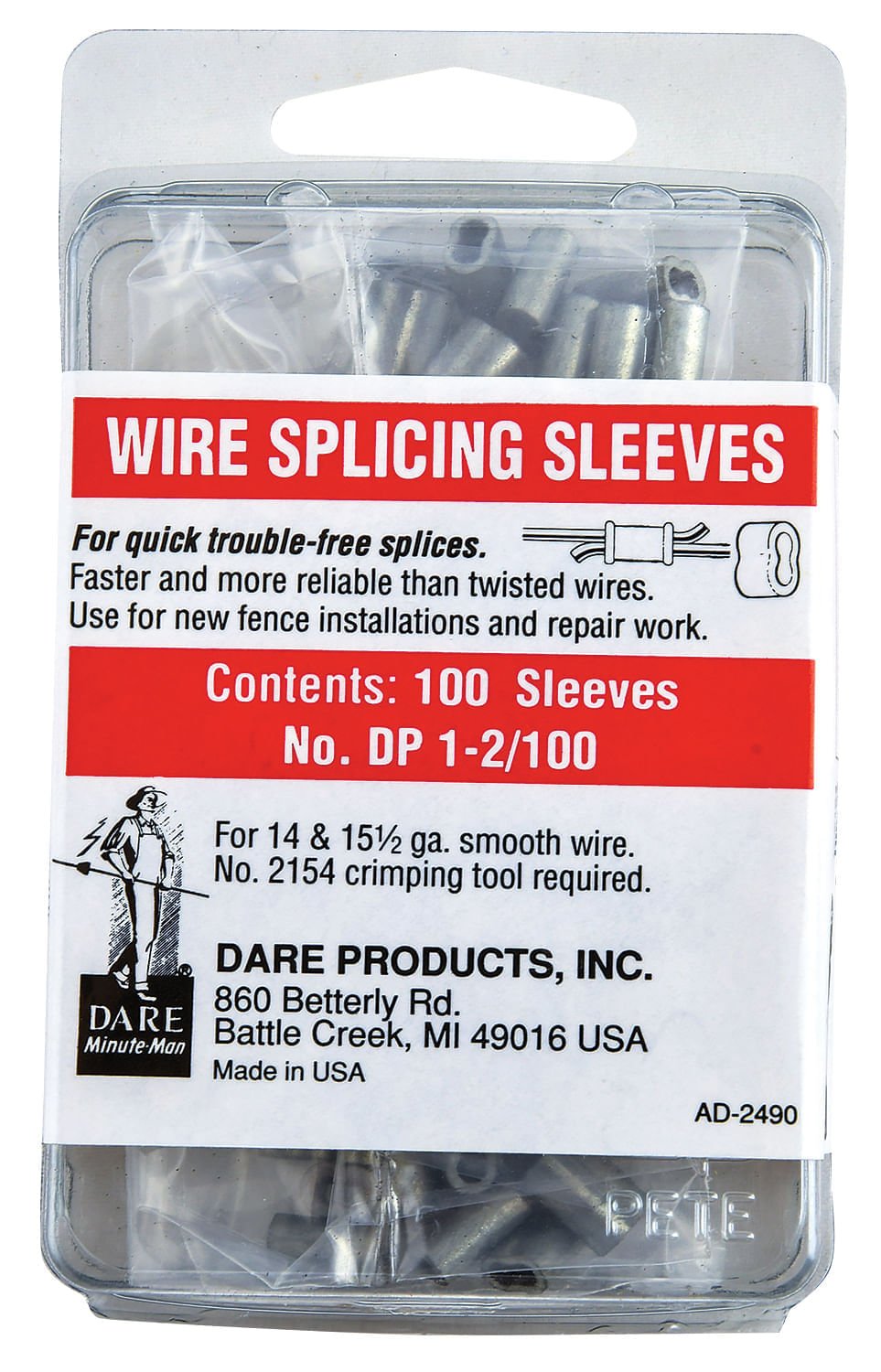 Dare Splicing Sleeves — Lambert Vet Supplies