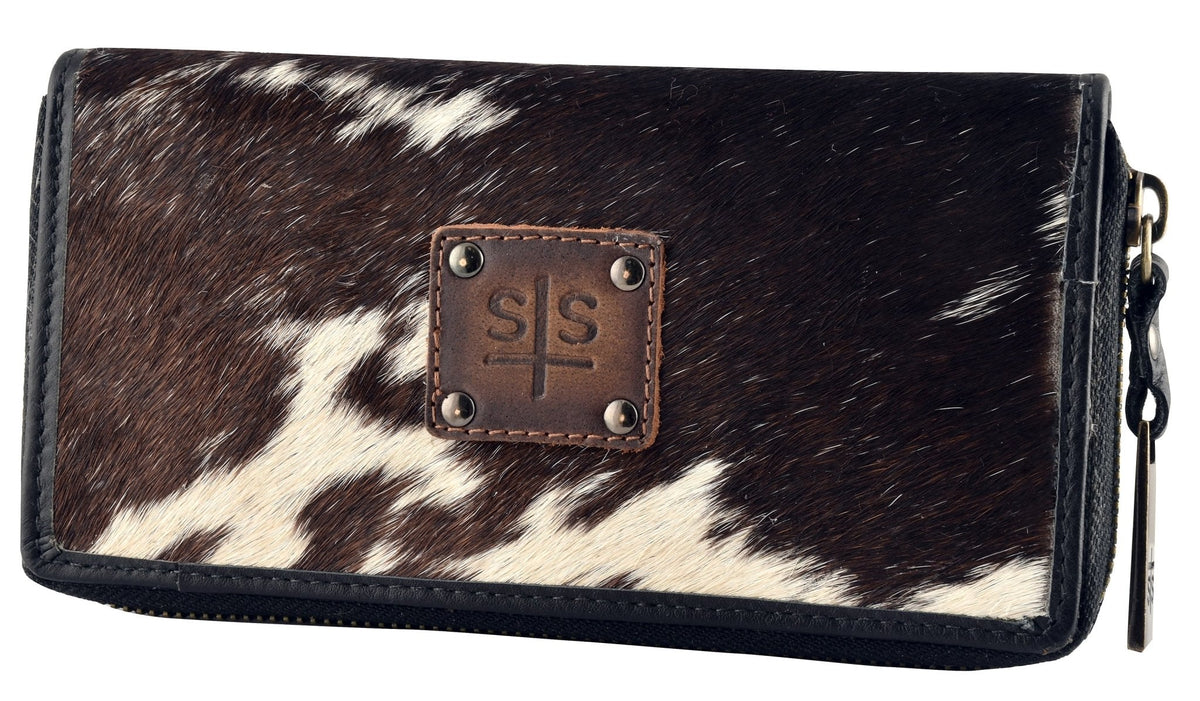 STS Ranchwear Cowhide Bi-Fold Zip Wallet — Lambert Vet Supplies