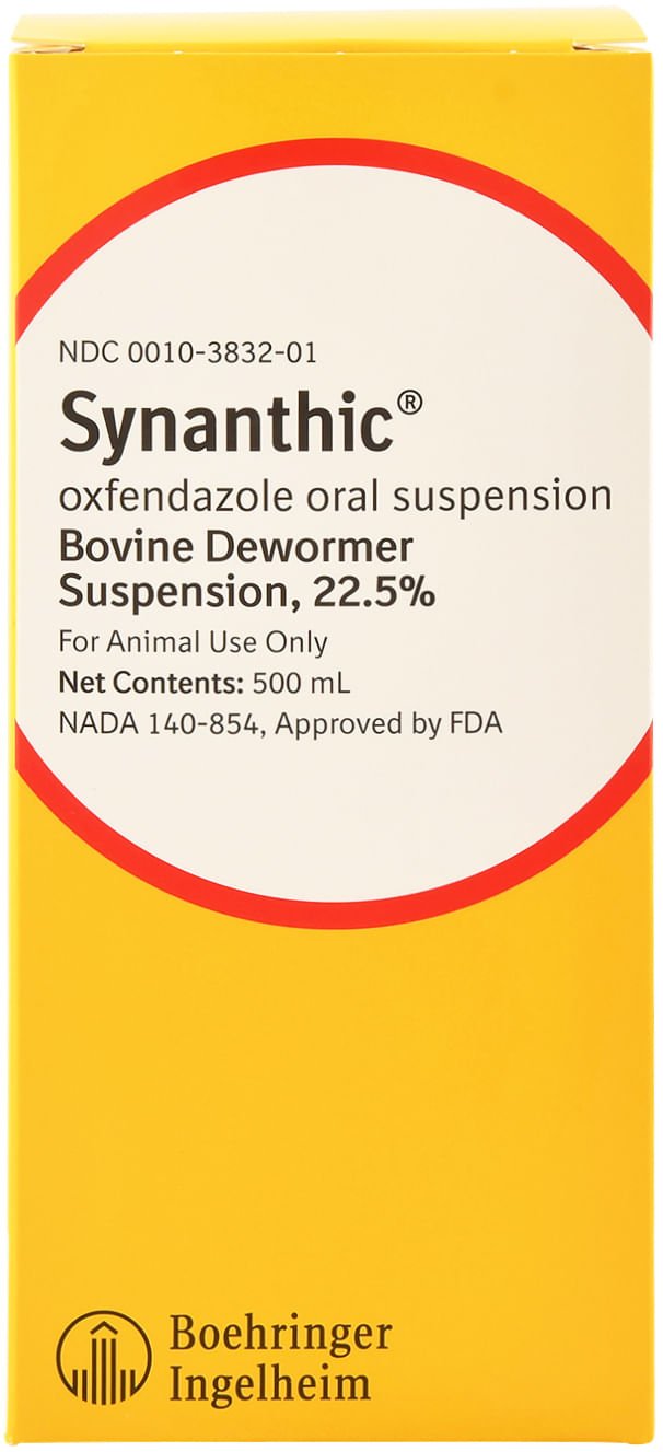 Synanthic Bovine Dewormer Suspension (for cattle) 22.5% — Lambert Vet ...