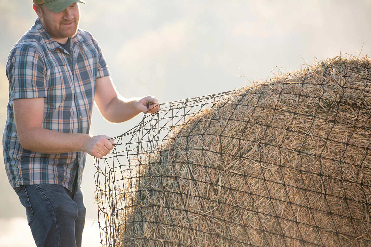 Livestock Round Bale Net by Texas HayNet — Lambert Vet Supplies