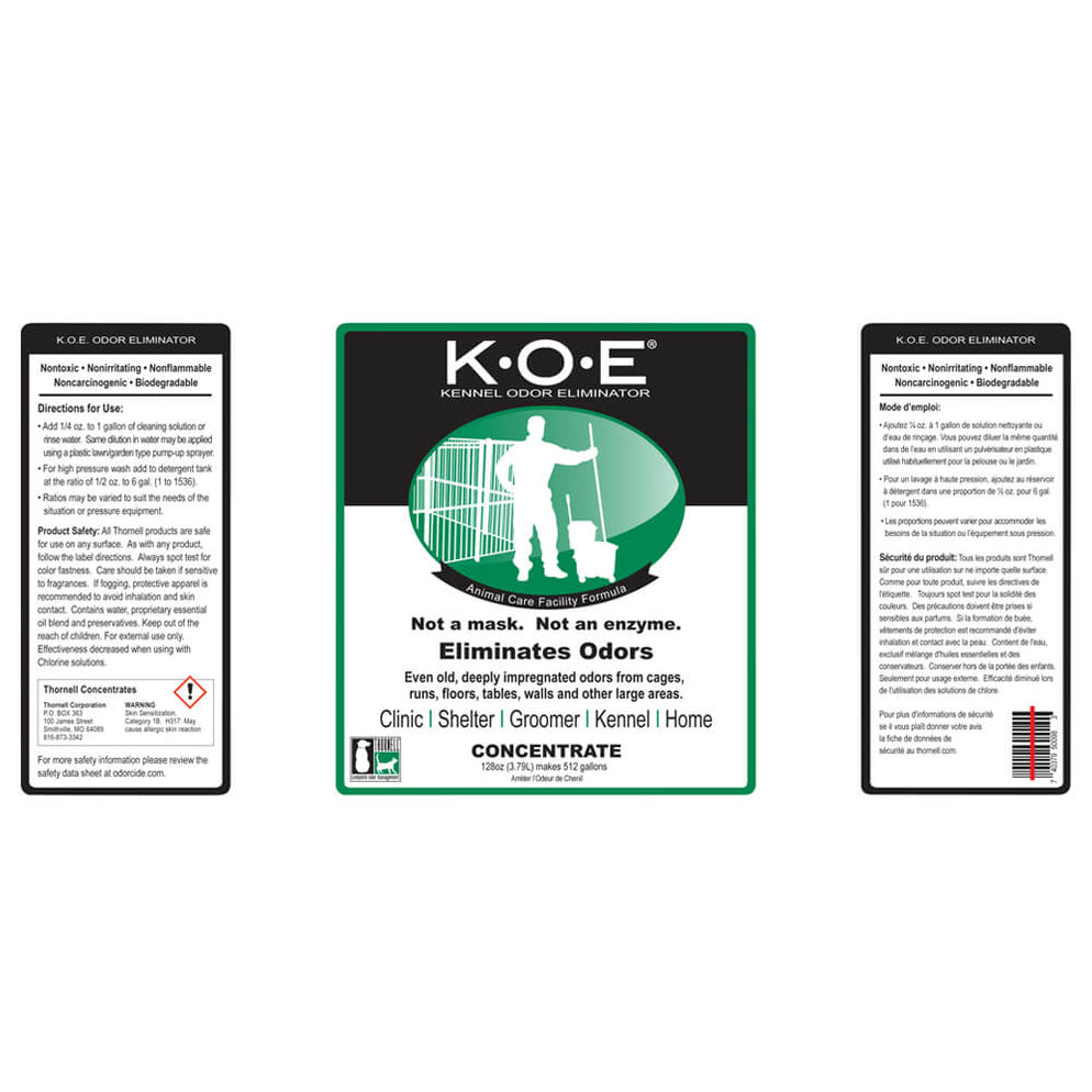 Thornell K.O.E. Kennel Odor Eliminator Concentrate — Lambert Vet Supplies