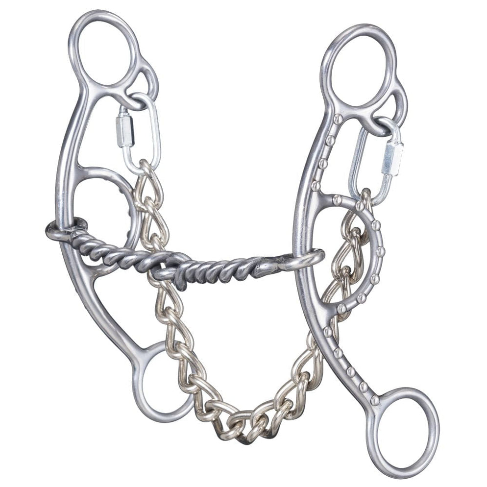 Tough1 Sweet Iron Twisted Wire Short Shank Gag Snaffle Bit — Lambert ...