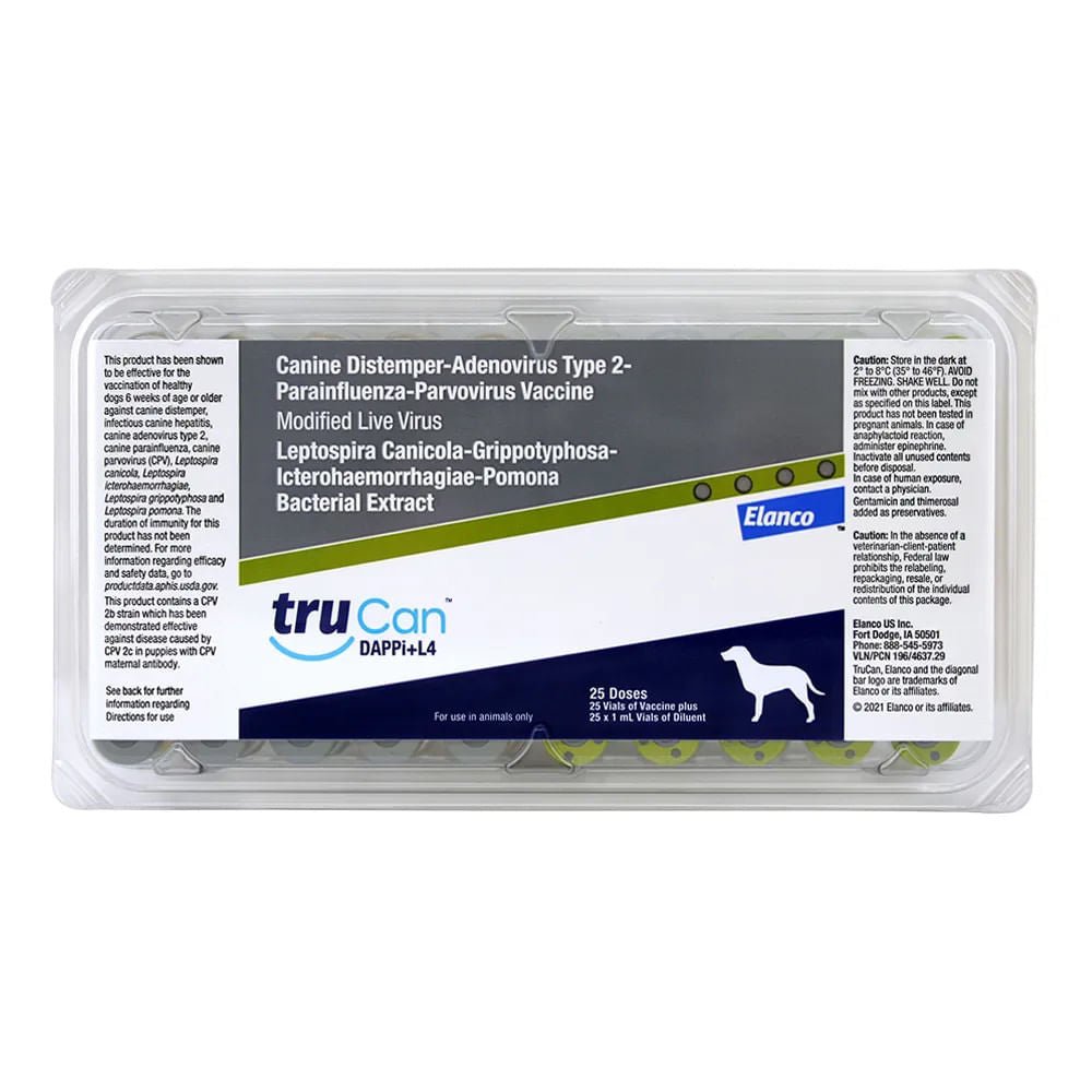 TruCan DAPPi+L4 Dog Vaccine (formerly Duramune Max 5/4L) — Lambert Vet ...