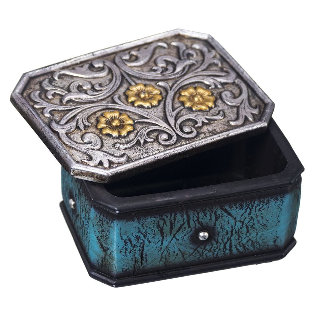 Tough 1 Turquoise Trinket Box, Resin — Lambert Vet Supplies