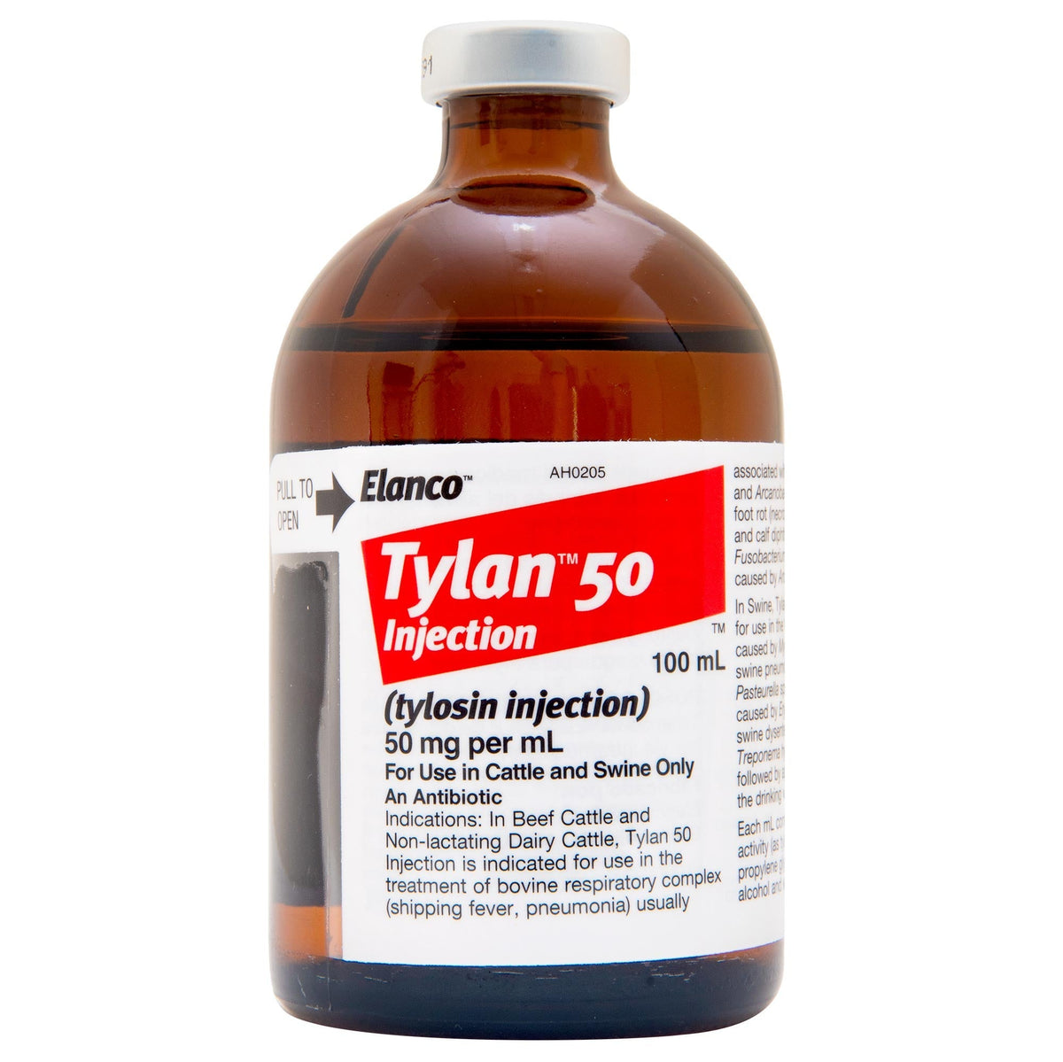 Elanco Tylan 50 Injectable, 100 mL — LVS