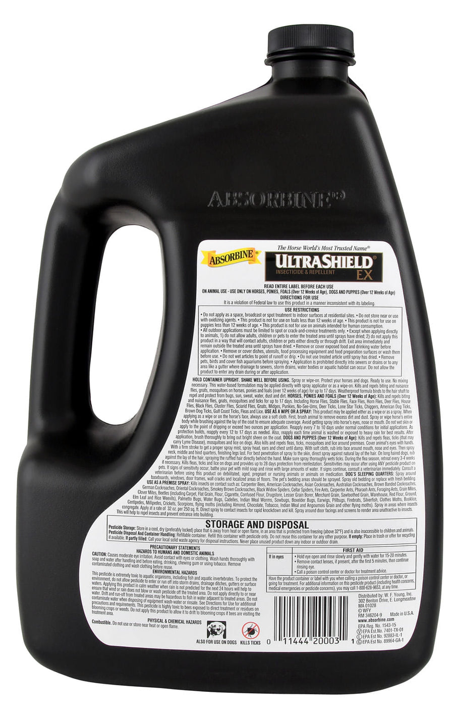 UltraShield EX Insecticide & Repellent Fly Spray — Lambert Vet Supplies
