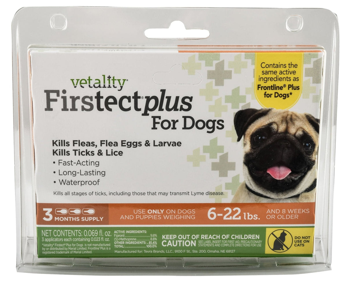 Vetality Firstect Plus for Dogs, 3 pack — Lambert Vet Supplies