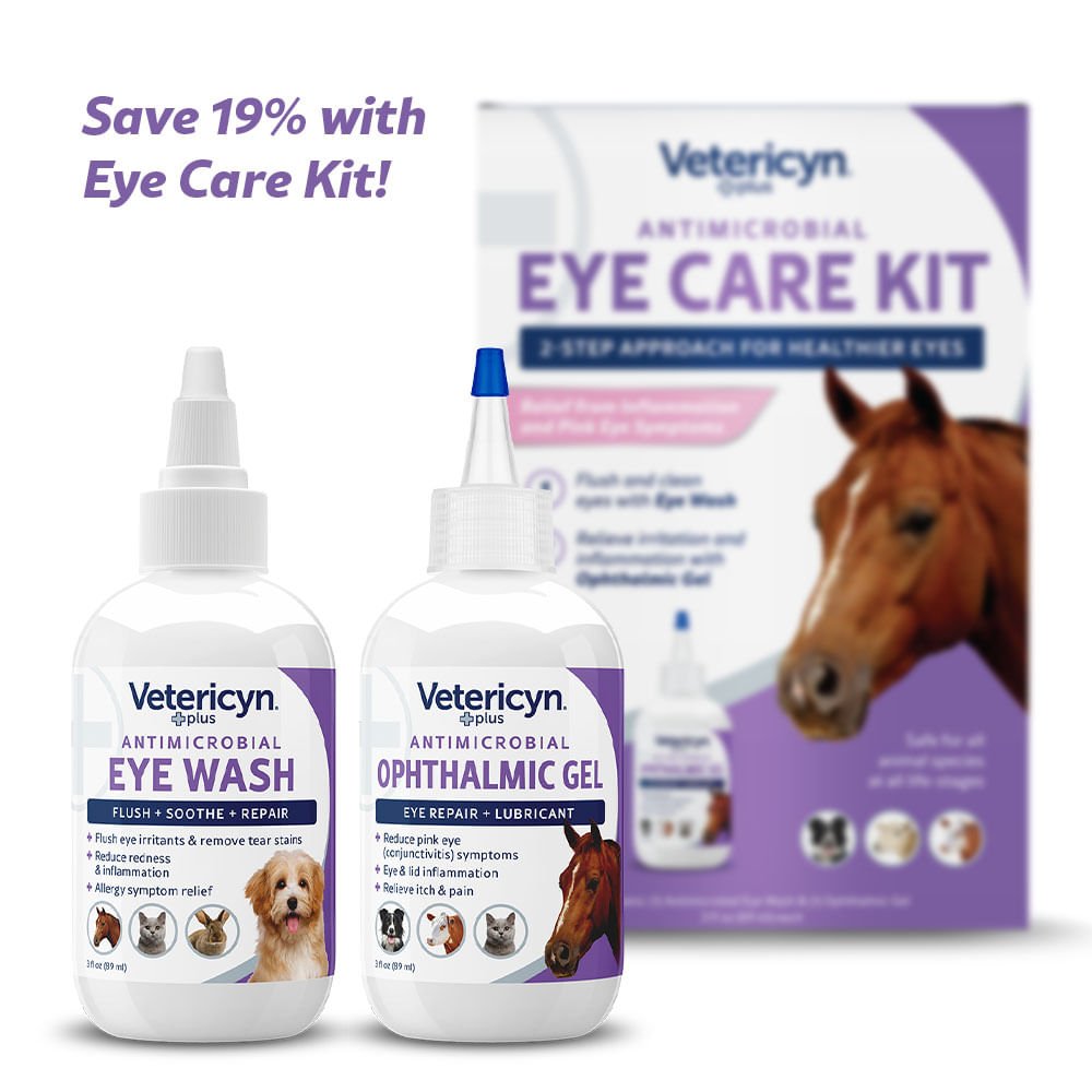 Vetericyn Plus Antimicrobial Eye Care Kit, 2 (3 oz bottles) — Lambert ...