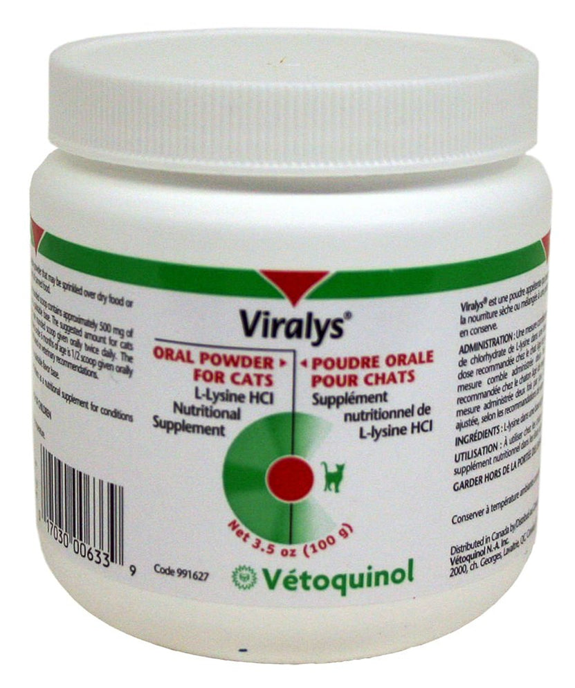 Vetoquinol Viralys L-Lysine Cat Supplement — Lambert Vet Supplies