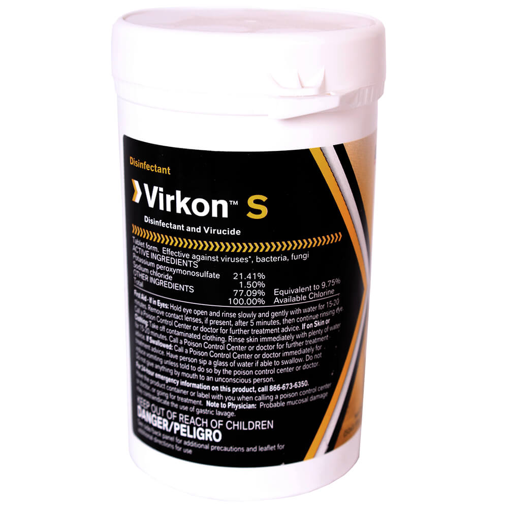 Virkon S Disinfectant and Virucide Tablets, 50 Tablets — Lambert Vet ...