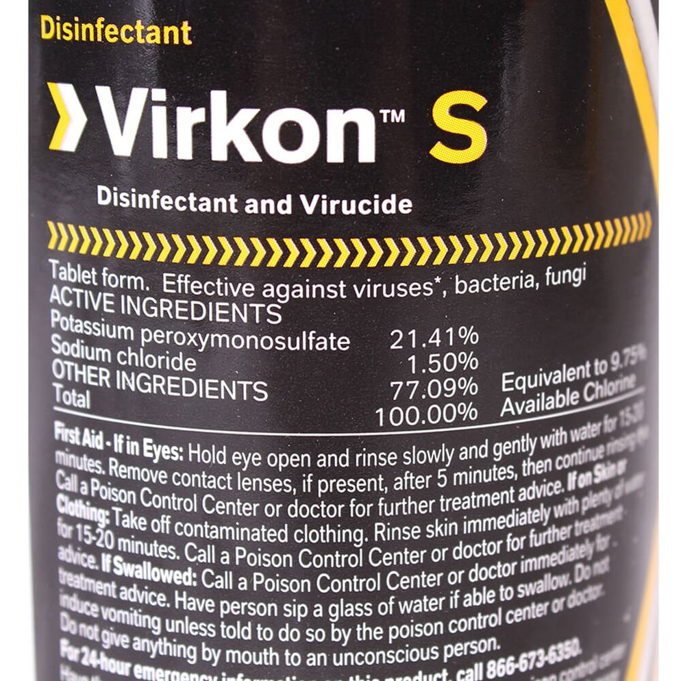 Virkon S Disinfectant and Virucide Tablets, 50 Tablets — Lambert Vet ...