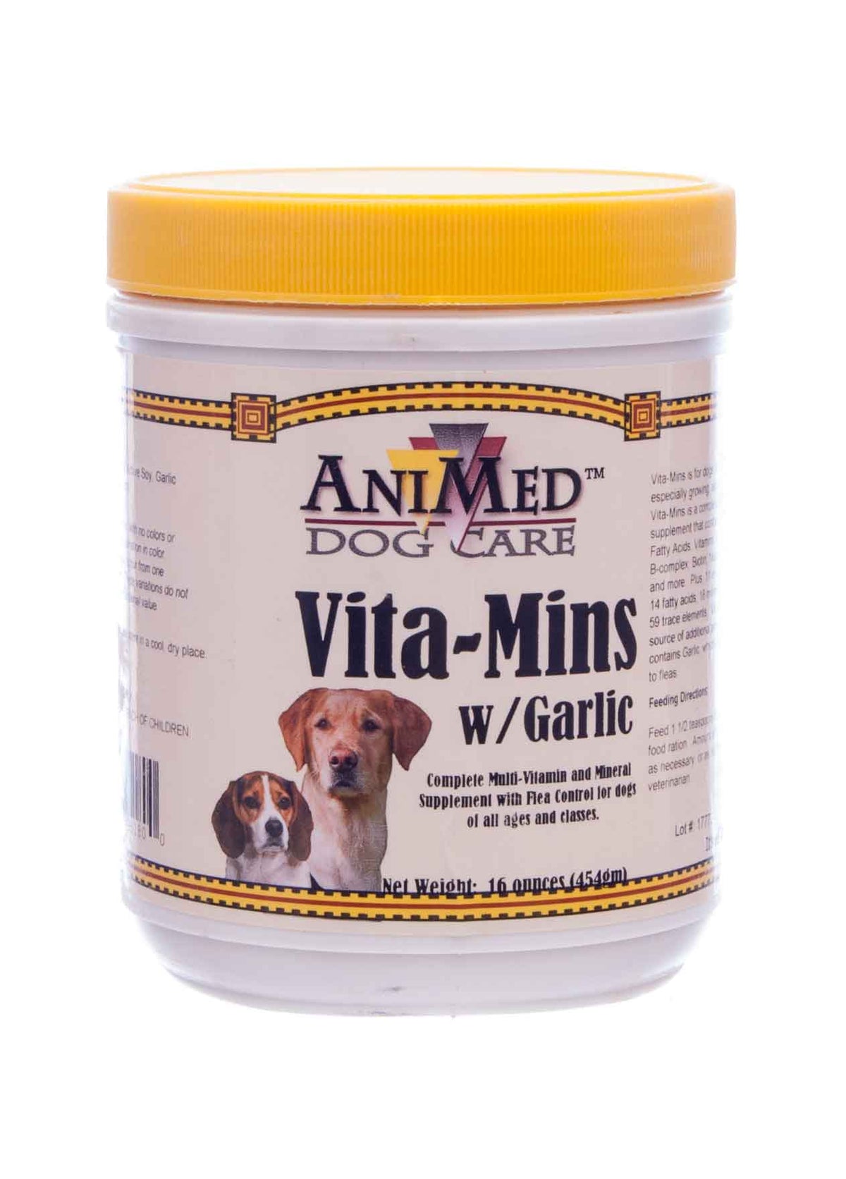 AniMed VitaMins with Garlic Dog Supplement — Lambert Vet Supplies
