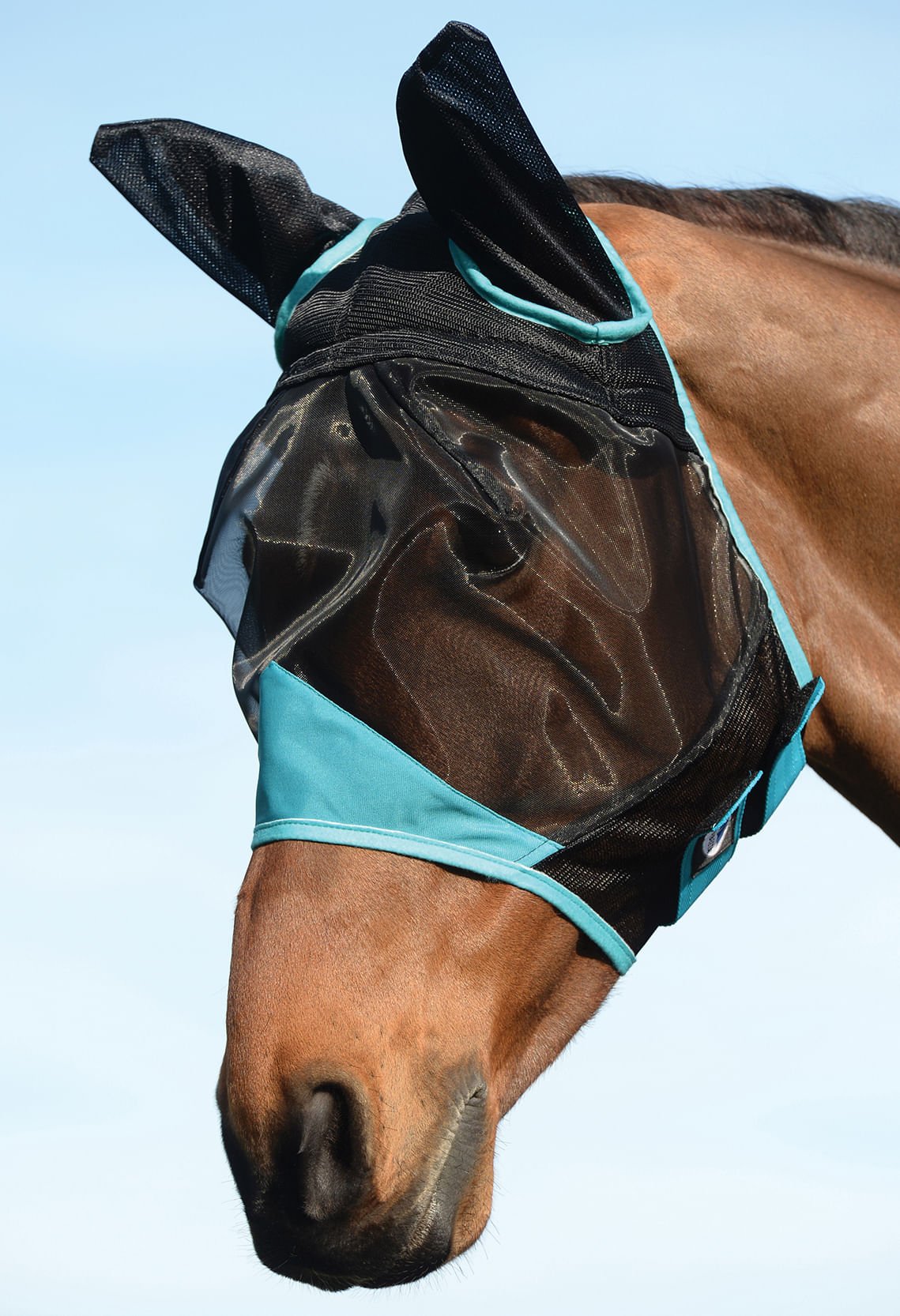WeatherBeeta ComFITec Fine Mesh Fly Mask with Ears for Horses — Lambert ...