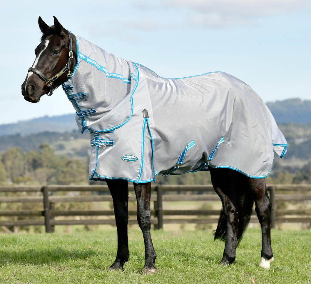 WeatherBeeta ComFITec Hexi Shield Combo Neck Horse Fly Sheet — Lambert ...