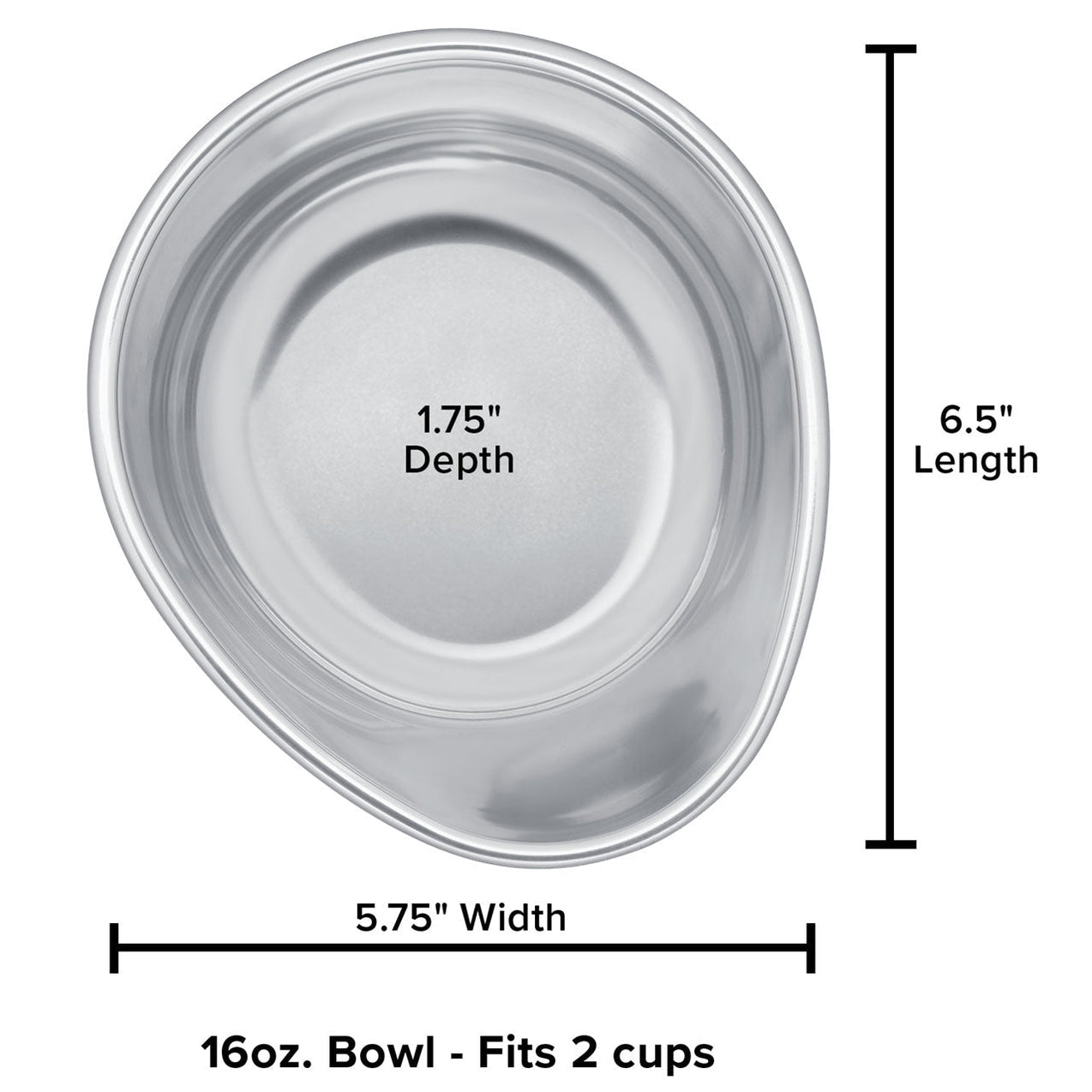 WeatherTech - WeatherTech Pet Feeding System Extra Bowls, White, 32 oz ...