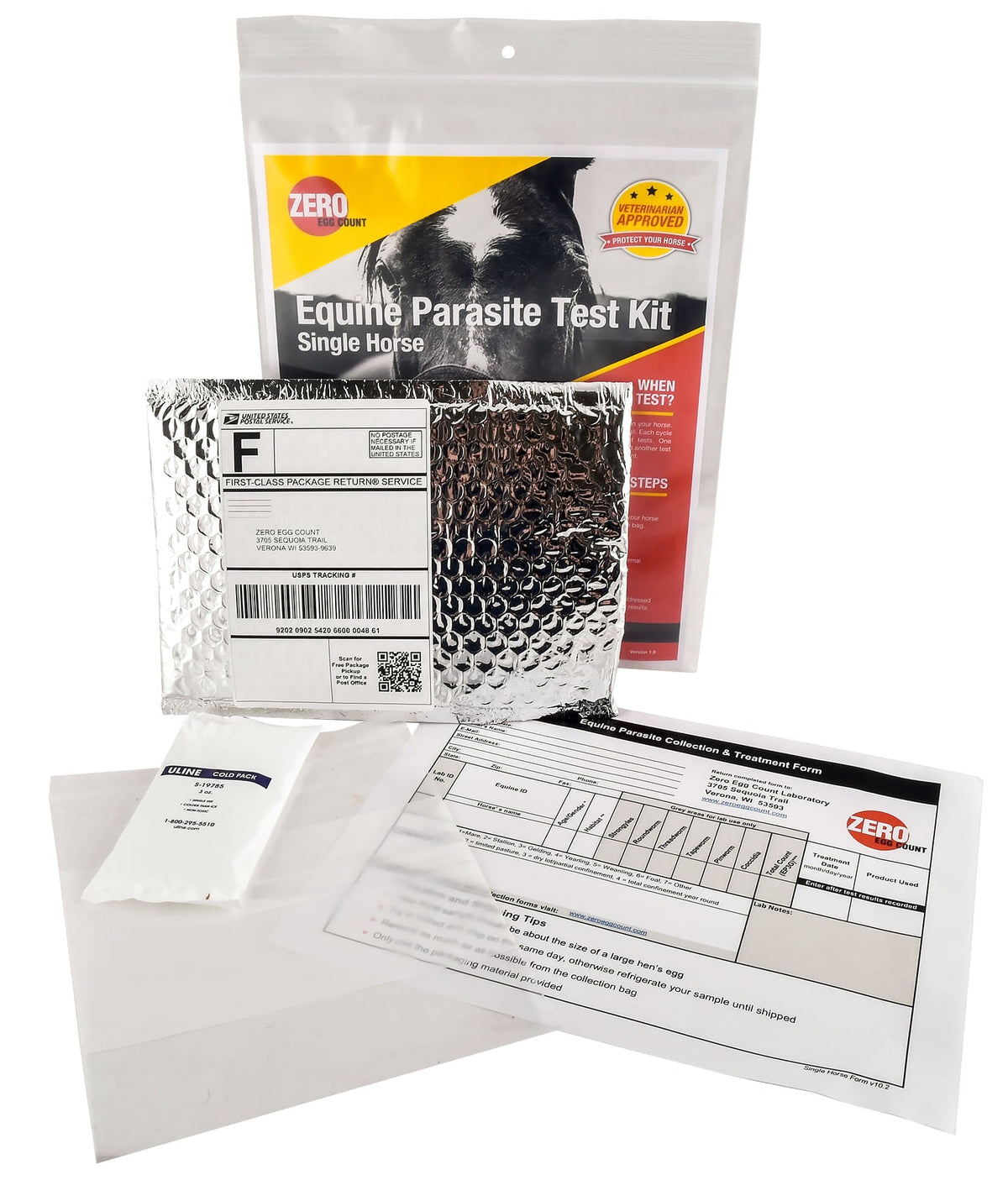 Zero Count Equine Fecal Test Kit — Lambert Vet Supplies