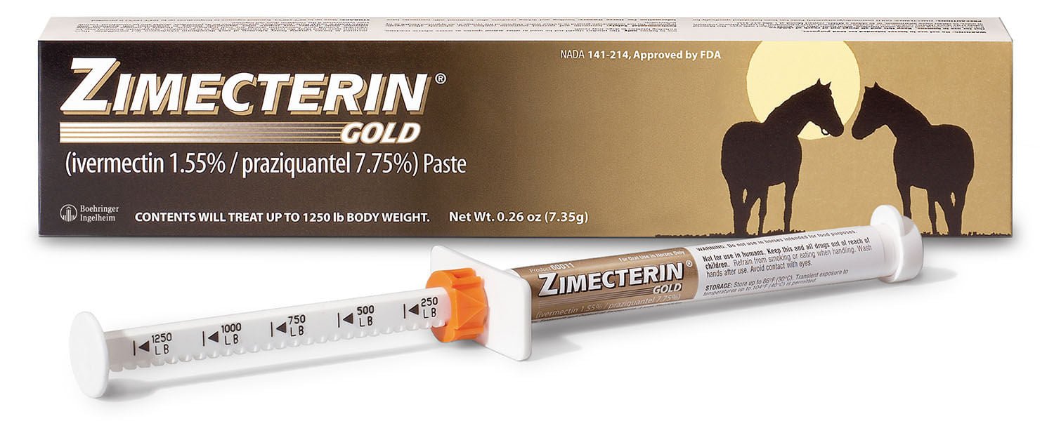 Zimecterin Gold Horse Wormer (Paste), Single dose — Lambert Vet Supplies