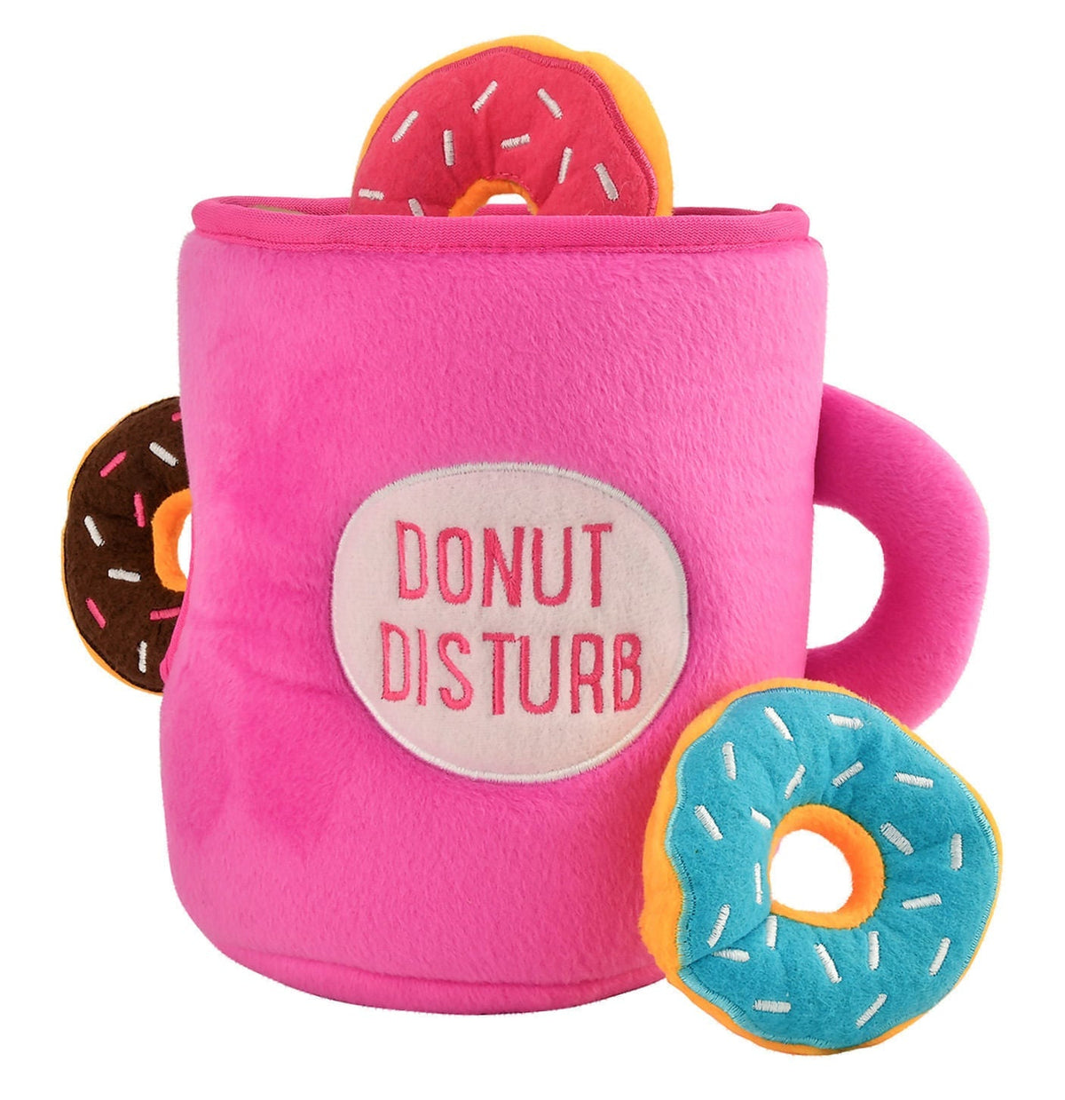 Zippy Paws Coffee and Donutz Burrow Plush Pet Toy — Lambert Vet Supplies