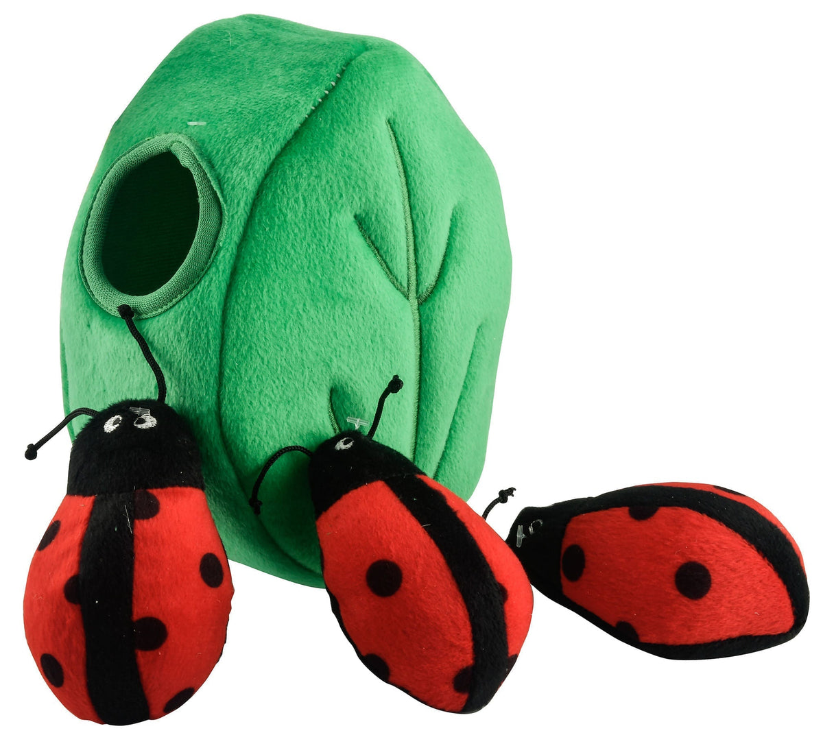 Zippy Paws Ladybug Leaf Burrow Dog Toy — Lambert Vet Supplies